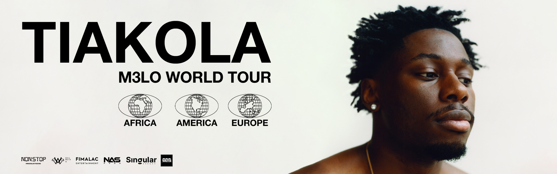 Tiakola M3LO WORLD TOUR - Informations et billetterie